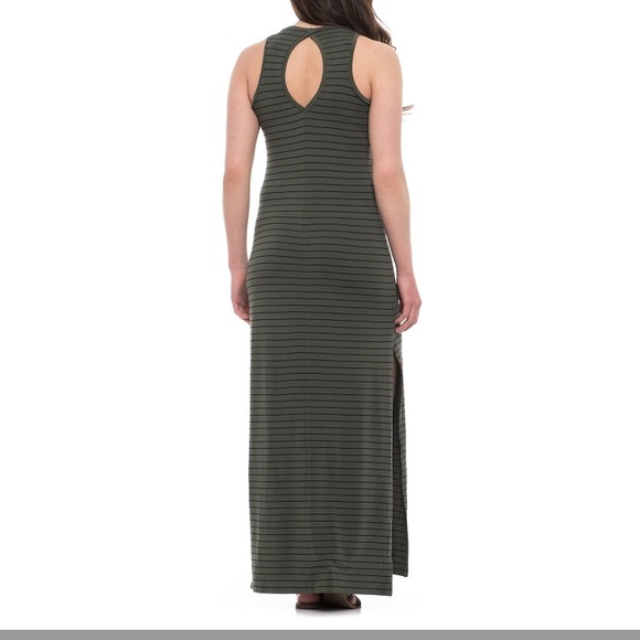 Express | Dresses | Olive Maxi Dress Express Keyhole Back Medium | Poshmark